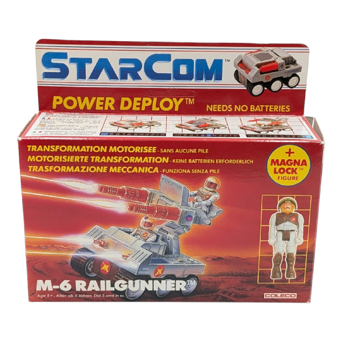 Starcom M-6 Railgunner EU vollständig Vintage Coleco :: Ctoys