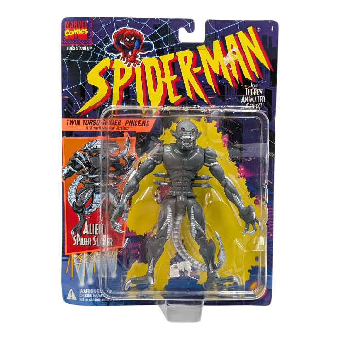 Marvel Spiderman Alien Spider Slayer MOC sealed 1994 Toybiz :: Ctoys